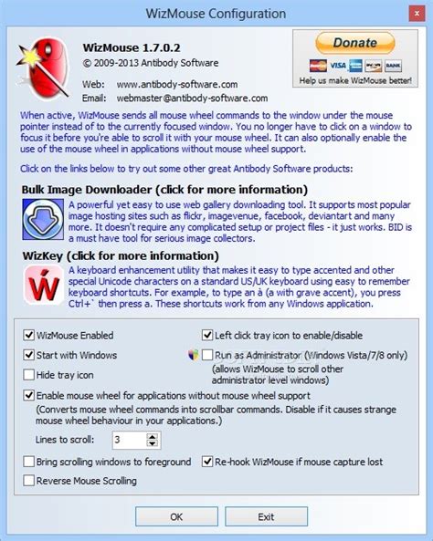 how to scroll within inactive windows softpedia