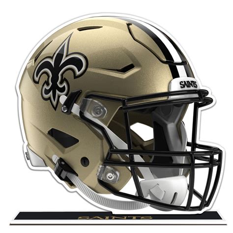 New Orleans Saints 10 Speed Helmet Standee Saints Nation Apparel