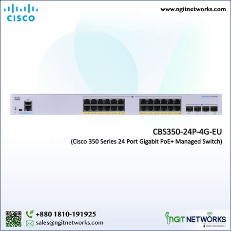 Cisco Cbs350 24p 4g Eu 24 Port Gigabit Managed Switch It Solutions