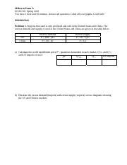 ECON 201 Midterm Exam A Pdf Midterm Exam A ECON 201 Spring 2018 You