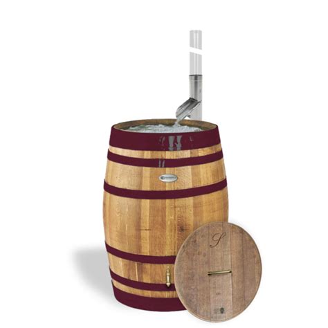 Rainbarrel Luxe With Red Hoops Barrel Atelier