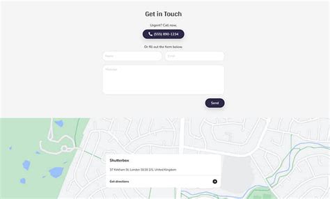 Shutterbox Photography Website Template