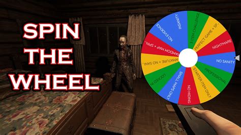 Spin The Wheel Challenge Phasmophobia Youtube