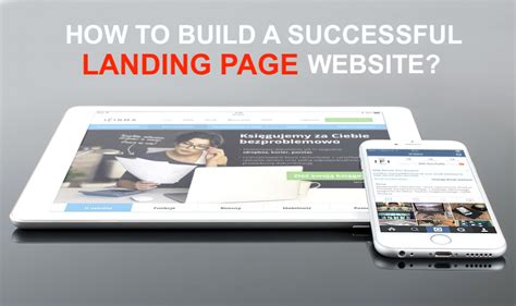 how to build a successful landing page website