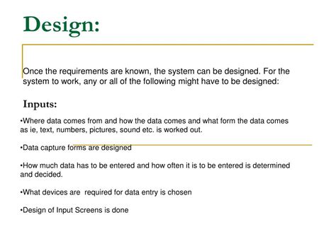 Ppt System Analysis And Design Powerpoint Presentation Free Download Id4932529