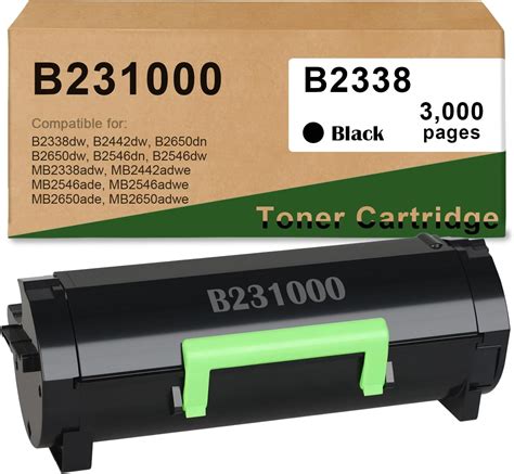 Allton B231000 B2338 Toner Cartridge Replacement For Lex