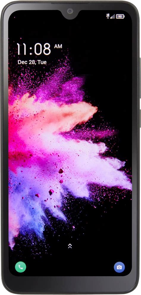 Amazon Com TracFone Carrier Locked TCL LX G LTE Prepaid Smartphone Black GB Sim Card