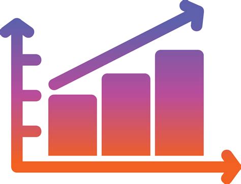 Escalating Bar Graph Vector Icon Design 15009792 Vector Art At Vecteezy