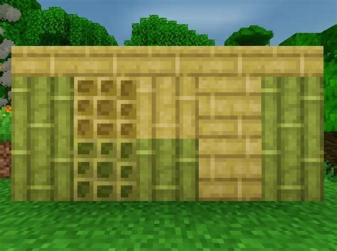Accurate Bamboo Blocks Minecraft Texture Pack