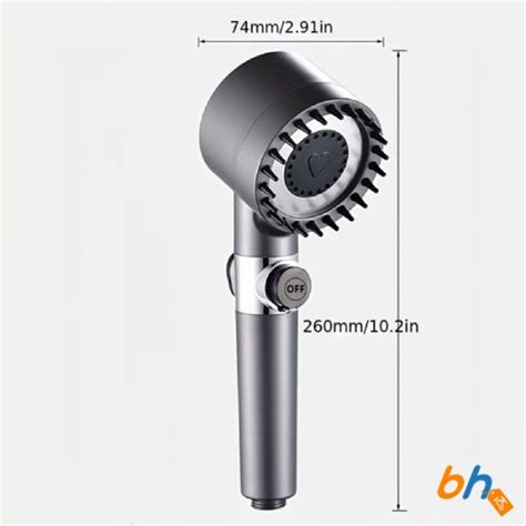 سردوش حمام ماساژوردار توربو سایز بزرگ قیمت