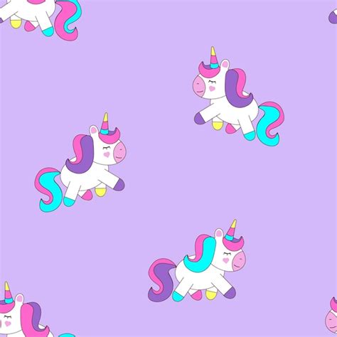 Premium Vector Unicorn Pattern