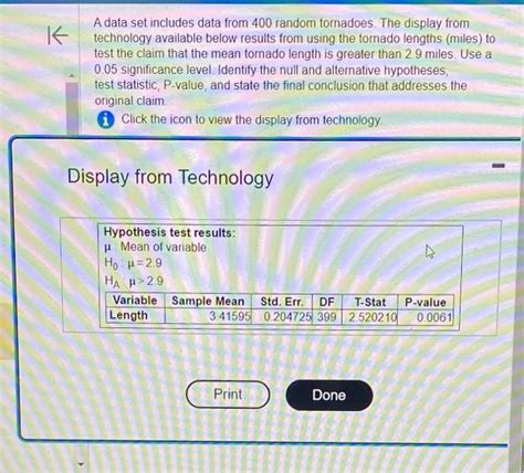 Solved A Data Set Includes Data From 400 Random Tornadoes