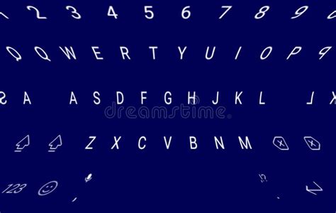 Typing Screen Virtual Mobile Keyboard Stock Illustration Illustration Of Typing Screen 305547570