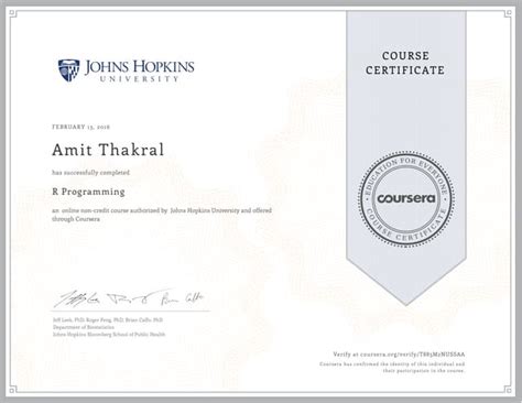 Courserar Programmingcertificate Ppt