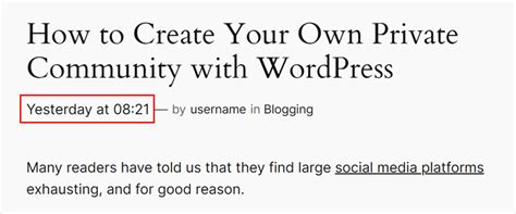 How To Display Relative Dates In Wordpress 2 Methods