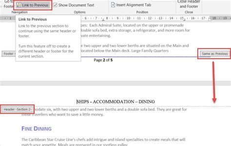 Define Different Header Titles Per Section EasyLearnLive