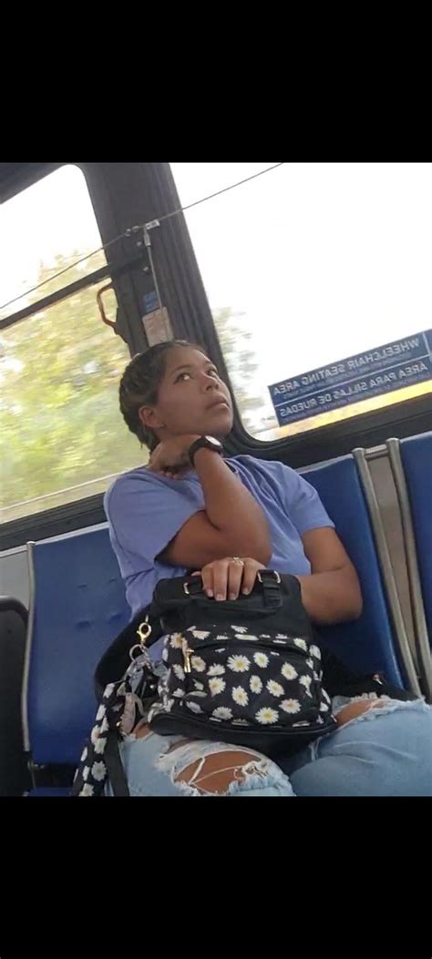 Latina Baddie Reacts To Huge Bulge On The Bus Rbulgereaction