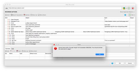 Cannot Save Entity File Path Length Limit Exceeded260255 You