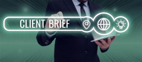 Conceptual Caption Client Brief Business Idea The Document Granted By Clients Which Contain