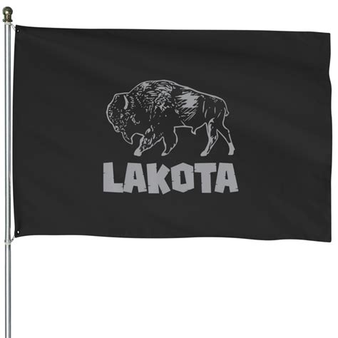 Lakota Oglala Sioux Tribe Native American Day Indigenous House Flags
