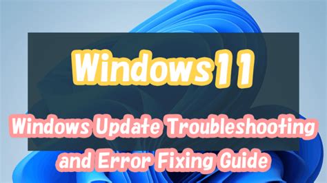 Windows Update Troubleshooting And Error Fixing Guide Tamaglo