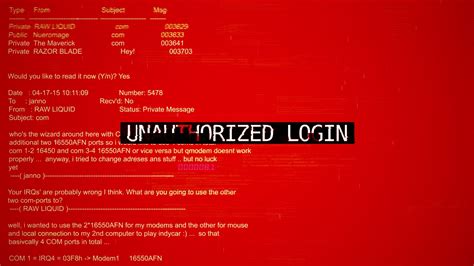 Unauthorized Login Warning Text On Hacking Stock Motion Graphics Sbv