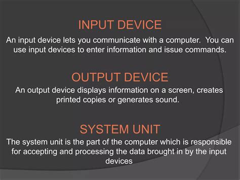 Computer Hardware Presentation PPTX