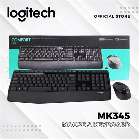 Logitech Mk345 Wireless Combo Mouse And Keyboard Lazada Indonesia