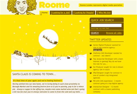 18个黄色系的网站设计案例 创意悠悠花园