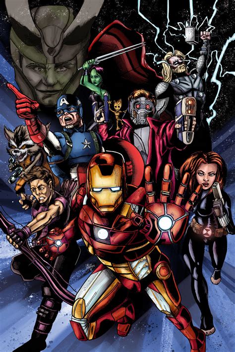 Mcu 10 Years By Drewnormandraws On Deviantart
