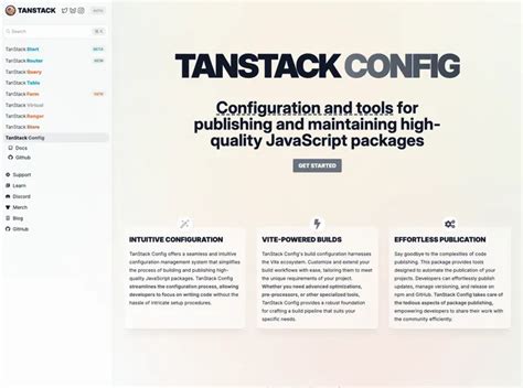 Config By Tanstack A Vite Template Built At Lightspeed