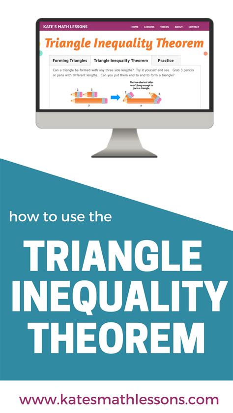 Triangle Inequality Theorem Triangle Inequality Theorems Geometry Lessons