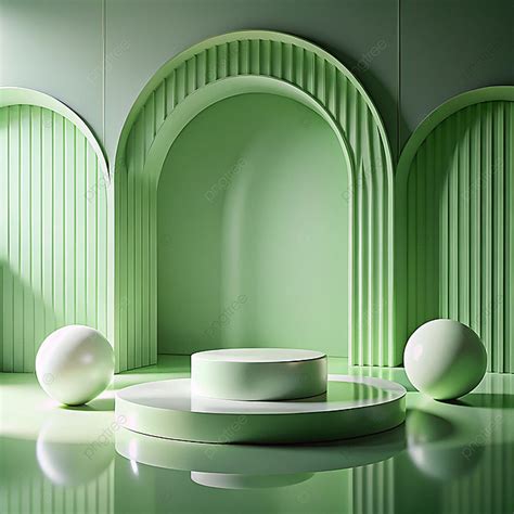 흰색 기하학적 받침대 디자인 심플한 제품 스탠드 기하학적 받침대 쇼케이스 미니멀리스트 브랜딩 설정 배경 일러스트 및 사진