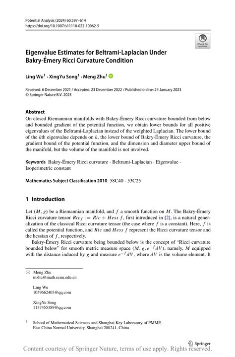 Eigenvalue Estimates For Beltrami Laplacian Under Bakry Émery Ricci