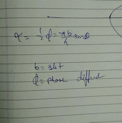 Il Diffraction Occurs Through A Single Slit Then Intensity Of First Secondary Maxima Become