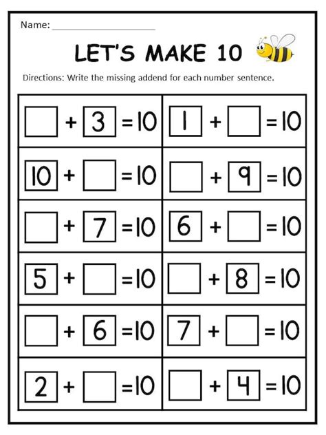 1st Grade Printable Worksheets