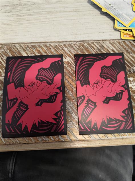 Miscut Card Sleeve Rpokemonmisprints