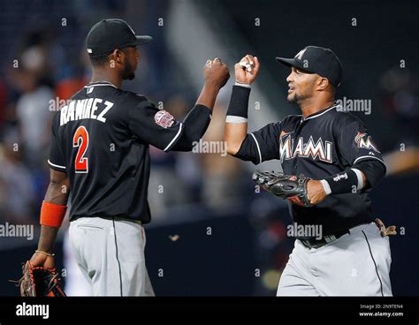 Miami Marlins Center Fielder Emilio Bonifacio Right And Third Baseman