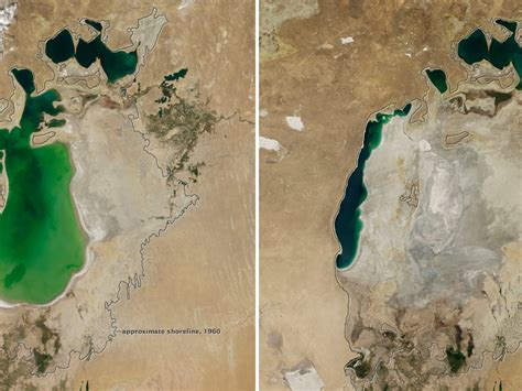 Аральское море было и стало Фото