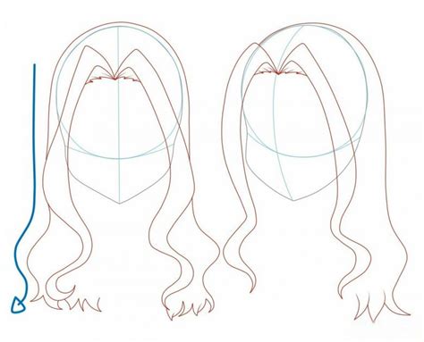 Как нарисовать волосы поэтапно карандашом подробный мастер класс рисования красивых волос