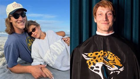 Trevor Lawrences Wife Marissa Reacts To Jags Qbs New Short Hair Look