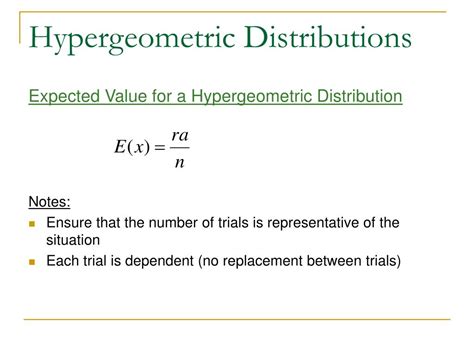 Ppt Hypergeometric Distributions Powerpoint Presentation Free Download Id6565318