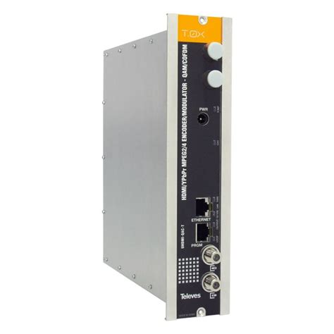 Encoder Modulador Single Hdmi Cofdm Qam Alim 18v Televes