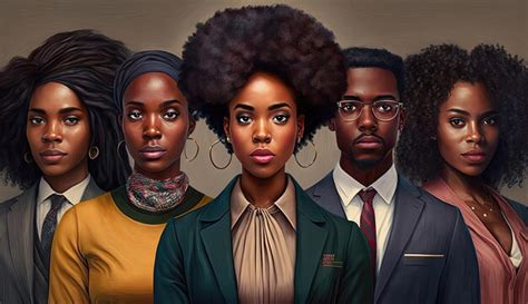 Premium Ai Image Black Professionals Are Breaking Barriers And