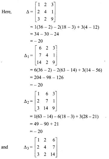 Plus Two Maths Chapter Wise Questions And Answers Chapter 4 Determinants Artofit