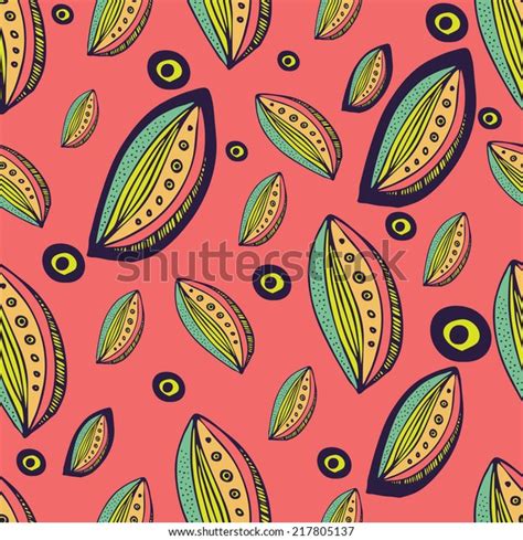 Vector Seamless Pattern Stock Vector Royalty Free 217805137 Shutterstock