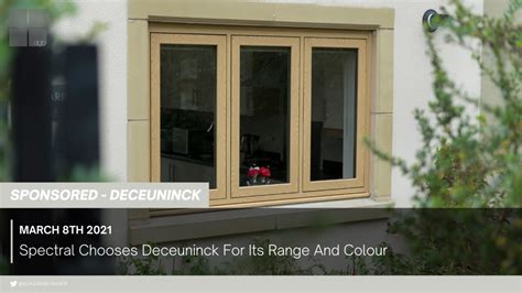 Spectral Chooses Deceuninck For Its Range And Colour Double Glazing