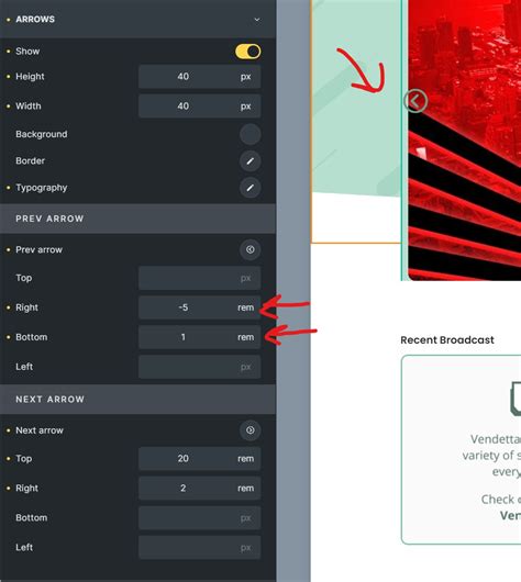 SOLVED Nestable Slider Arrow Bug Bugs Bricks Community Forum