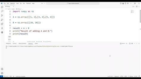How To Add 2d Numpy Arrays With Differing Shapes Youtube