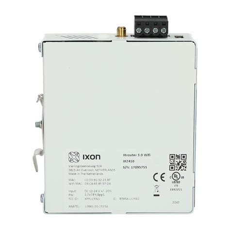 Iot Gateway Ixon Ixrouter3 Wi Fi Ix2410 Automation24